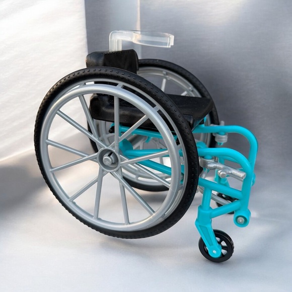 Barbie | Toys | 28 Mattel Barbie Wheel Chair Rolling Wheels Working ...